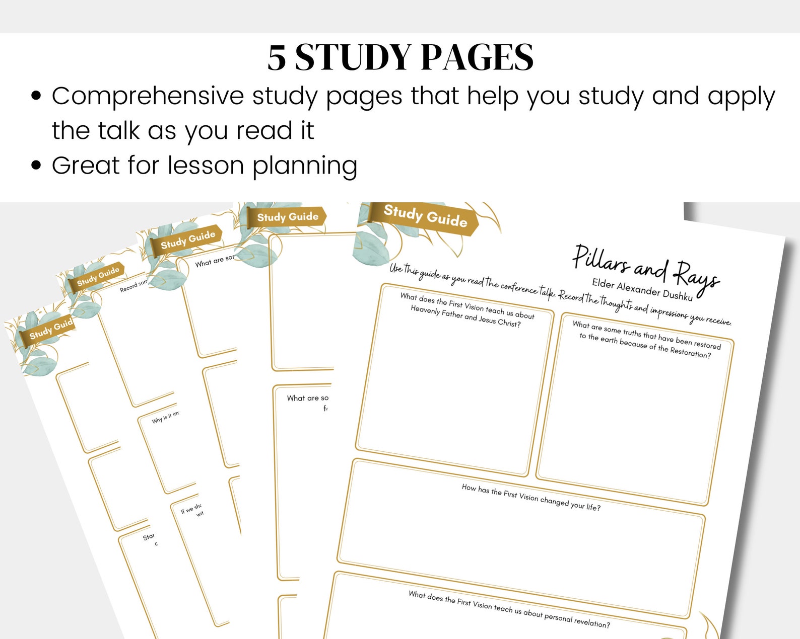 Pillars and Rays- Elder Alexander Dushku- LDS April 2024 General ...