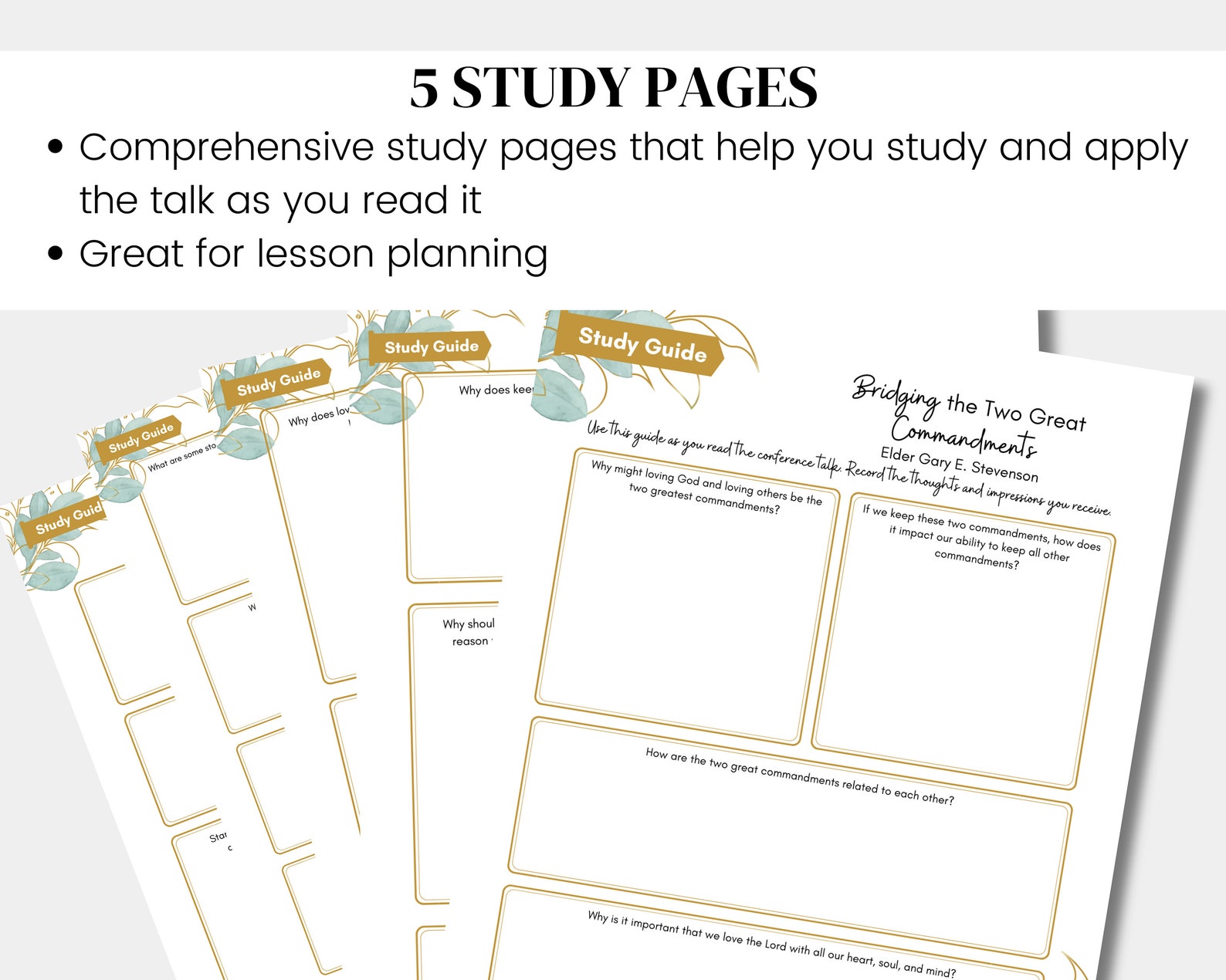 Bridging the Two Great Commandments- Elder Stevenson- LDS General ...