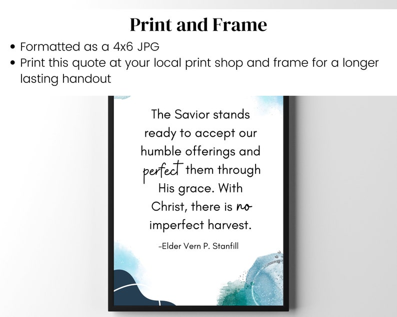 The Imperfect Harvest Elder Vern P. Stanfill Conference Talk April 2023 ...