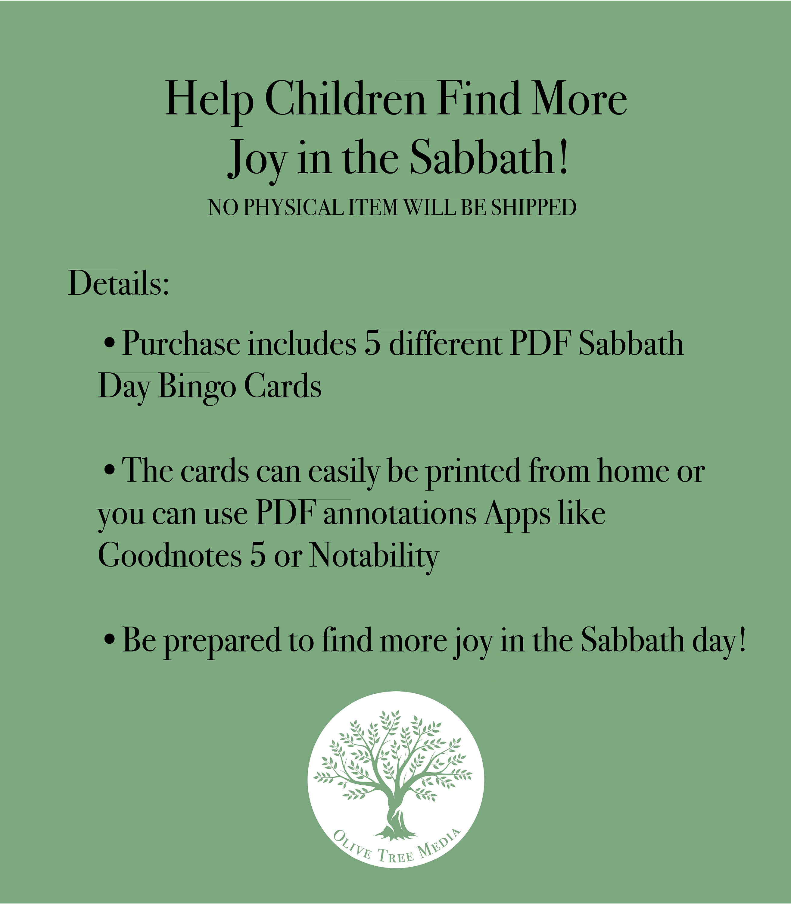 LDS Sabbath Day Bingo Cards for Kids Digital Download Printable - Etsy