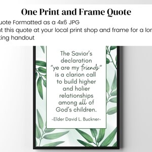 Ye Are My Friends| Elder David L. Buckner| LDS October 2024 General ...