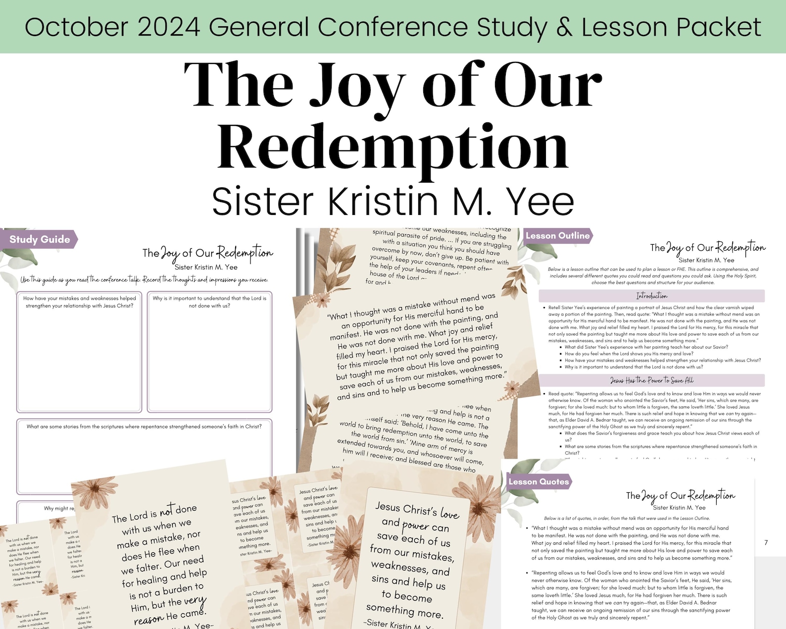 The Joy of Our Redemption| Sister Kristin M. Yee| LDS General ...