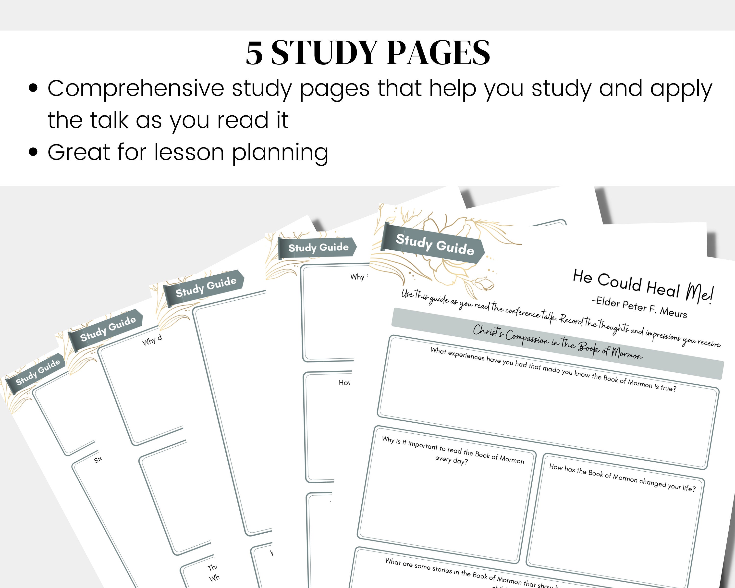 He Could Heal Me Elder Peter F. Meurs General Conference Talk April ...