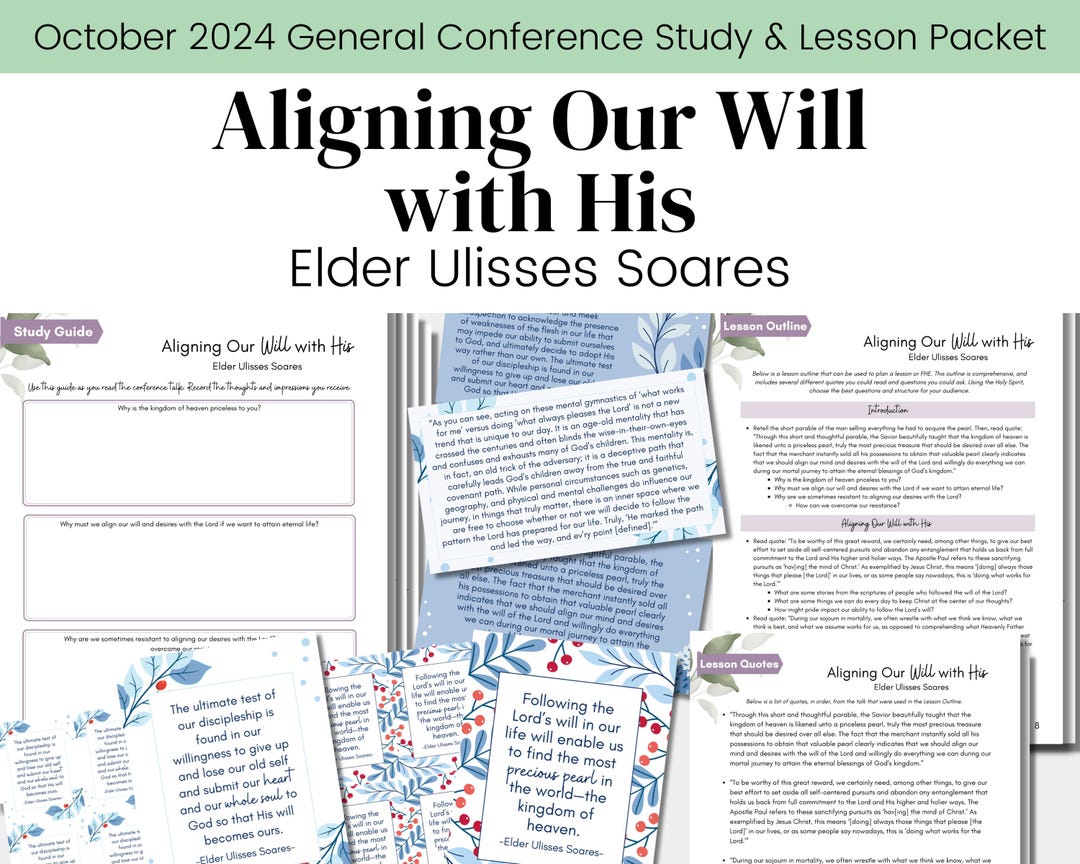 Aligning Our Will With His| Elder Ulisses Soares| LDS October 2024 ... Aligning Our Will With His| Elder Ulisses Soares| LDS October 2024 ...