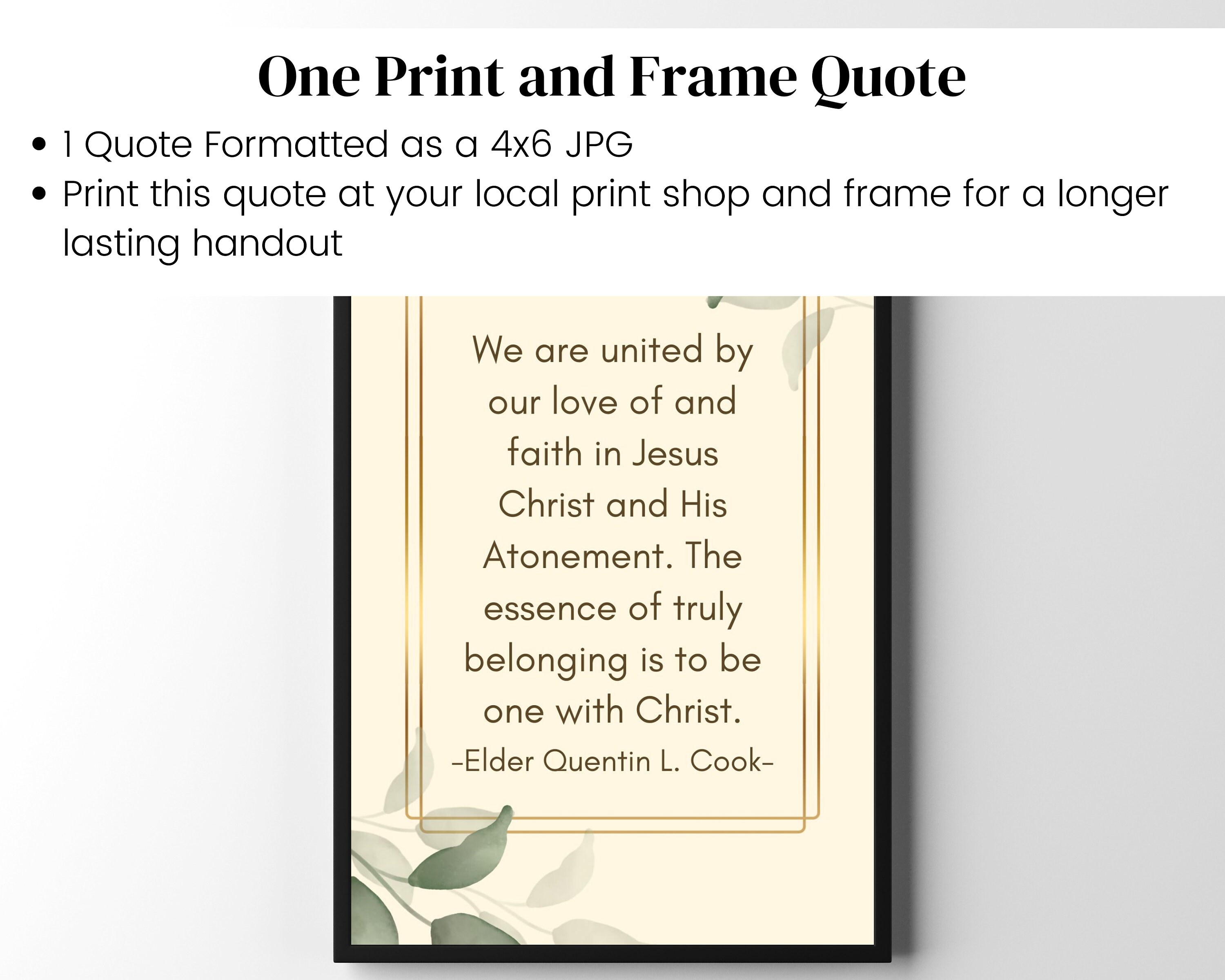 Be One With Christ- Elder Quentin L. Cook- LDS April 2024 General ...