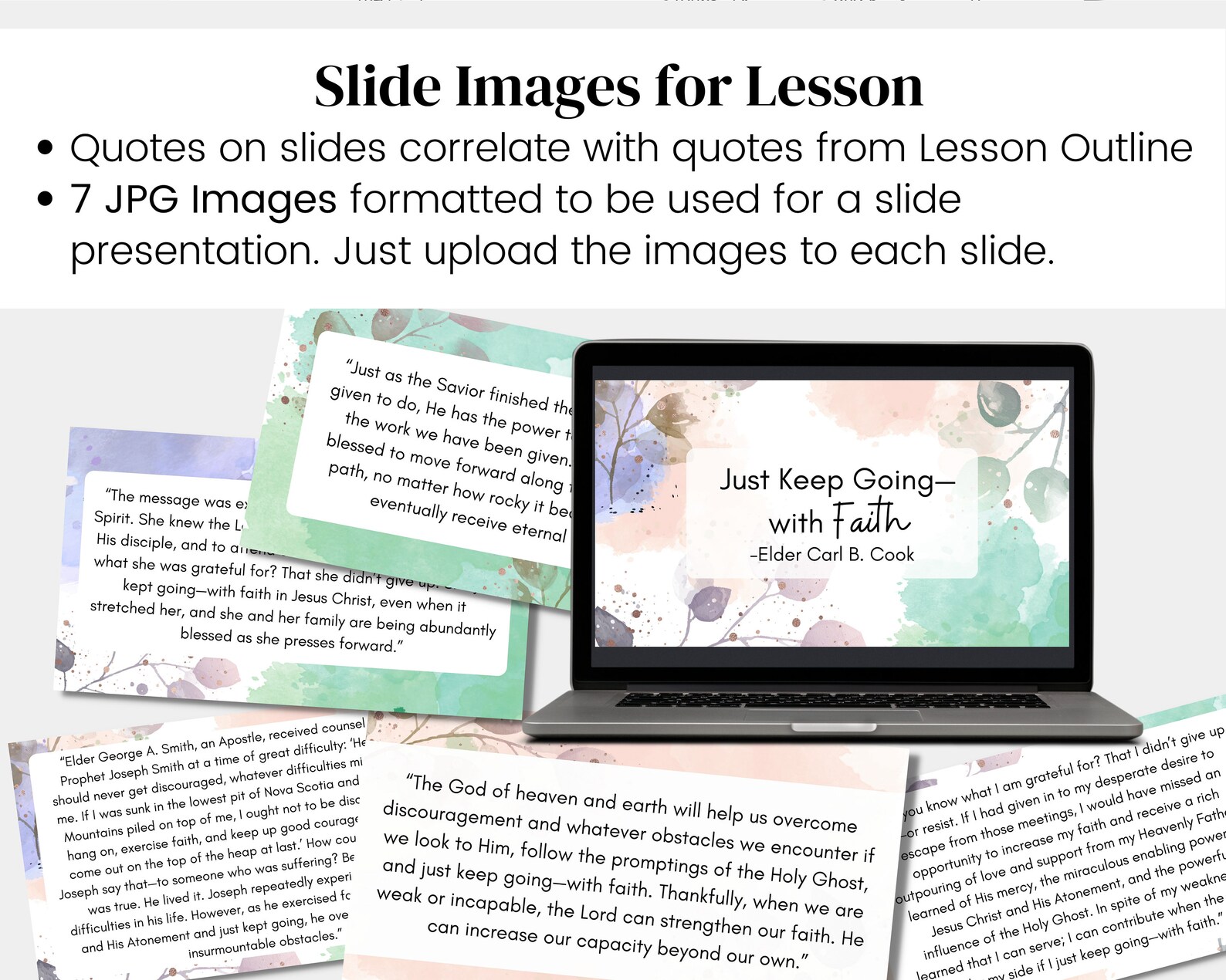 Just Keep Goingwith Faith Elder Carl B. Cook Conference Talk April 2023 ...