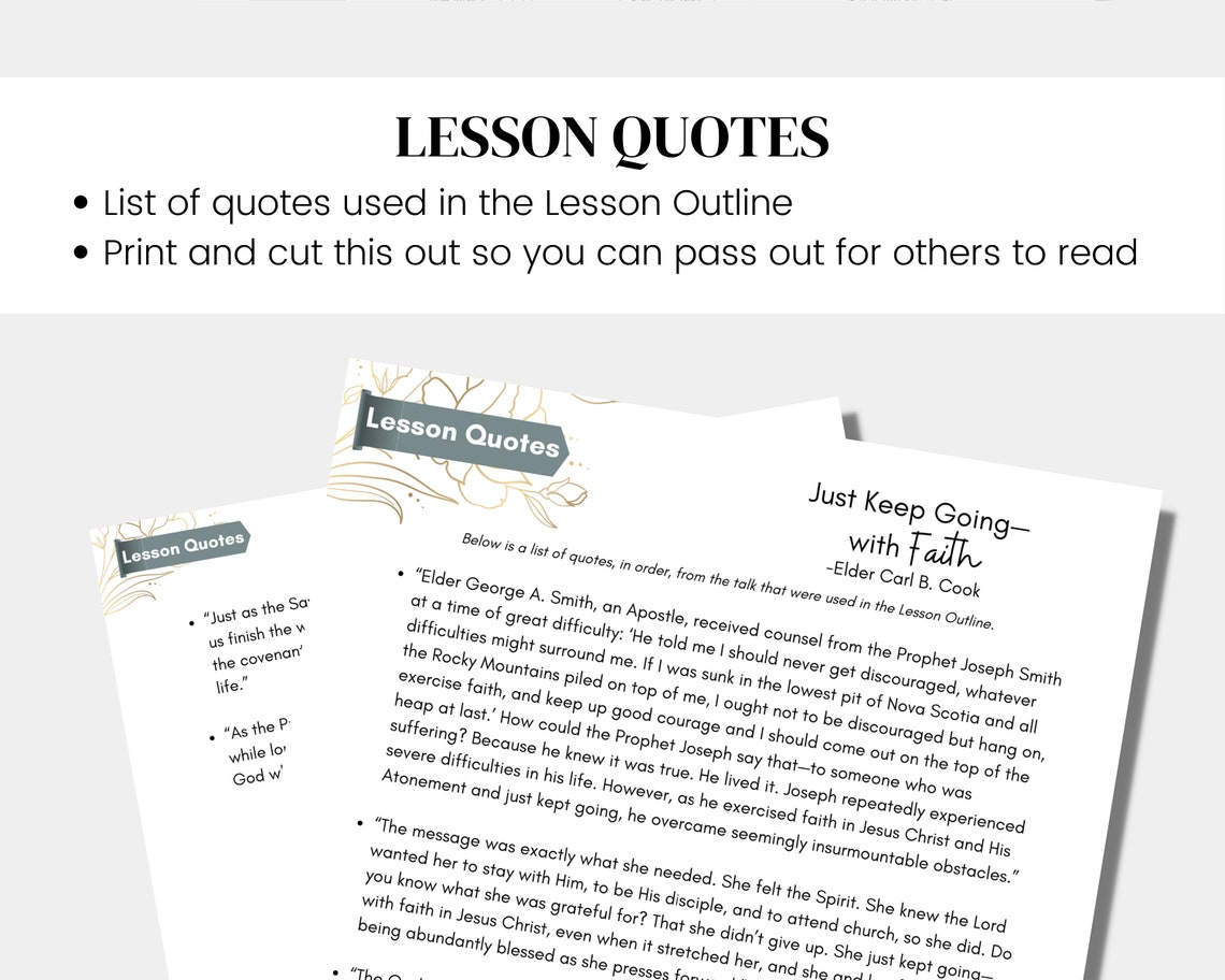 Just Keep Goingwith Faith Elder Carl B. Cook Conference Talk April 2023 ...