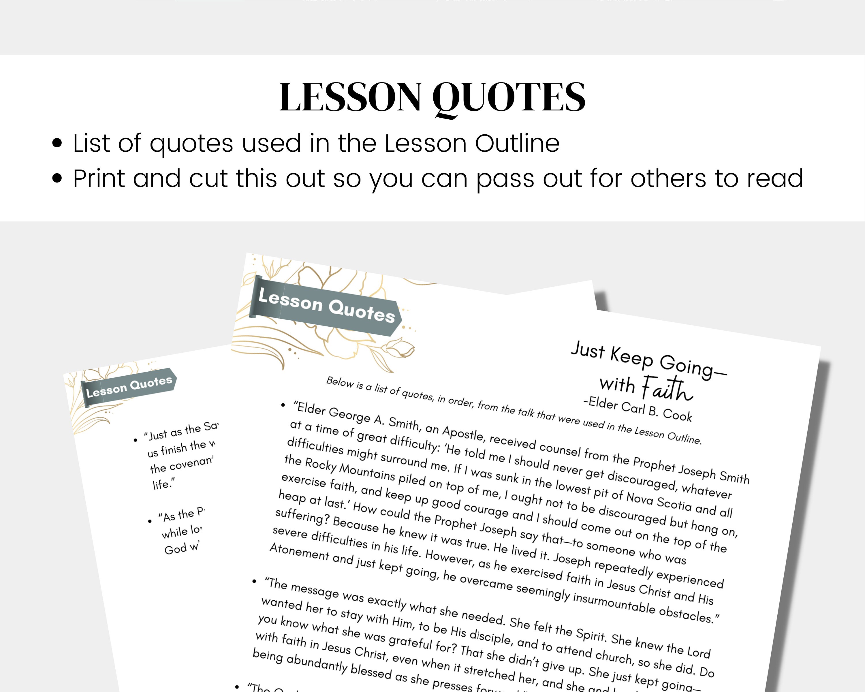 Just Keep Goingwith Faith Elder Carl B. Cook Conference Talk April 2023 ...