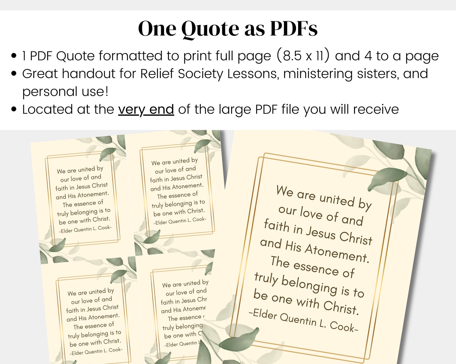 Be One With Christ- Elder Quentin L. Cook- LDS April 2024 General ...