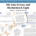 His Yoke is Easy and His Burden is Light- Sister Dennis- Conference ...