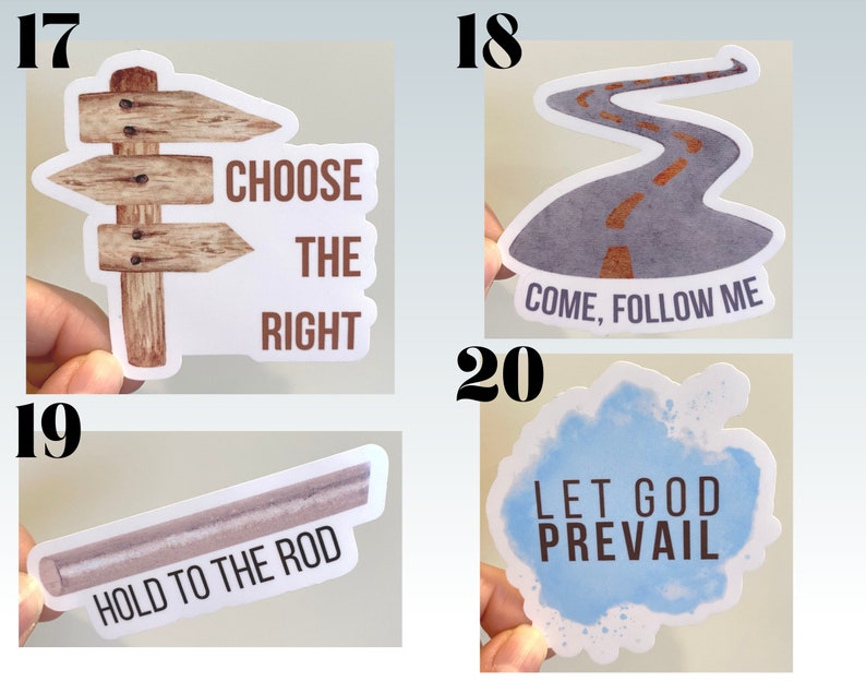LDS Missionary Die Cut Stickers Come Follow Me Stickers LDS - Etsy