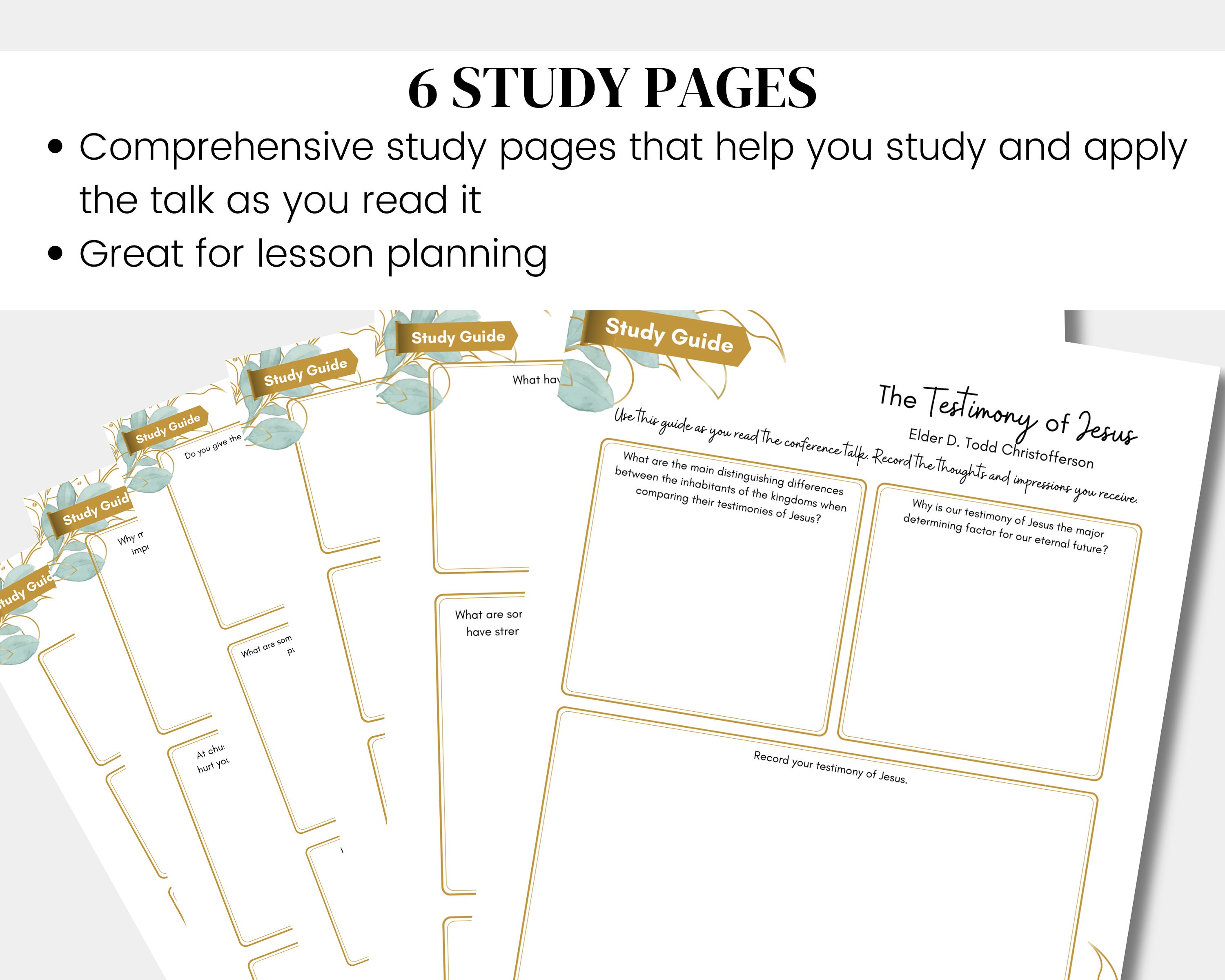 The Testimony of Jesus- Elder D. Todd Christofferson- LDS April 2024 ...