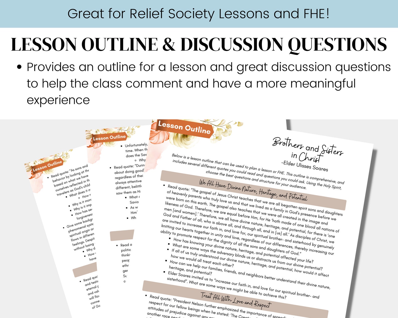 Brothers and Sisters in Christ Elder Ulisses Soares General Conference ...