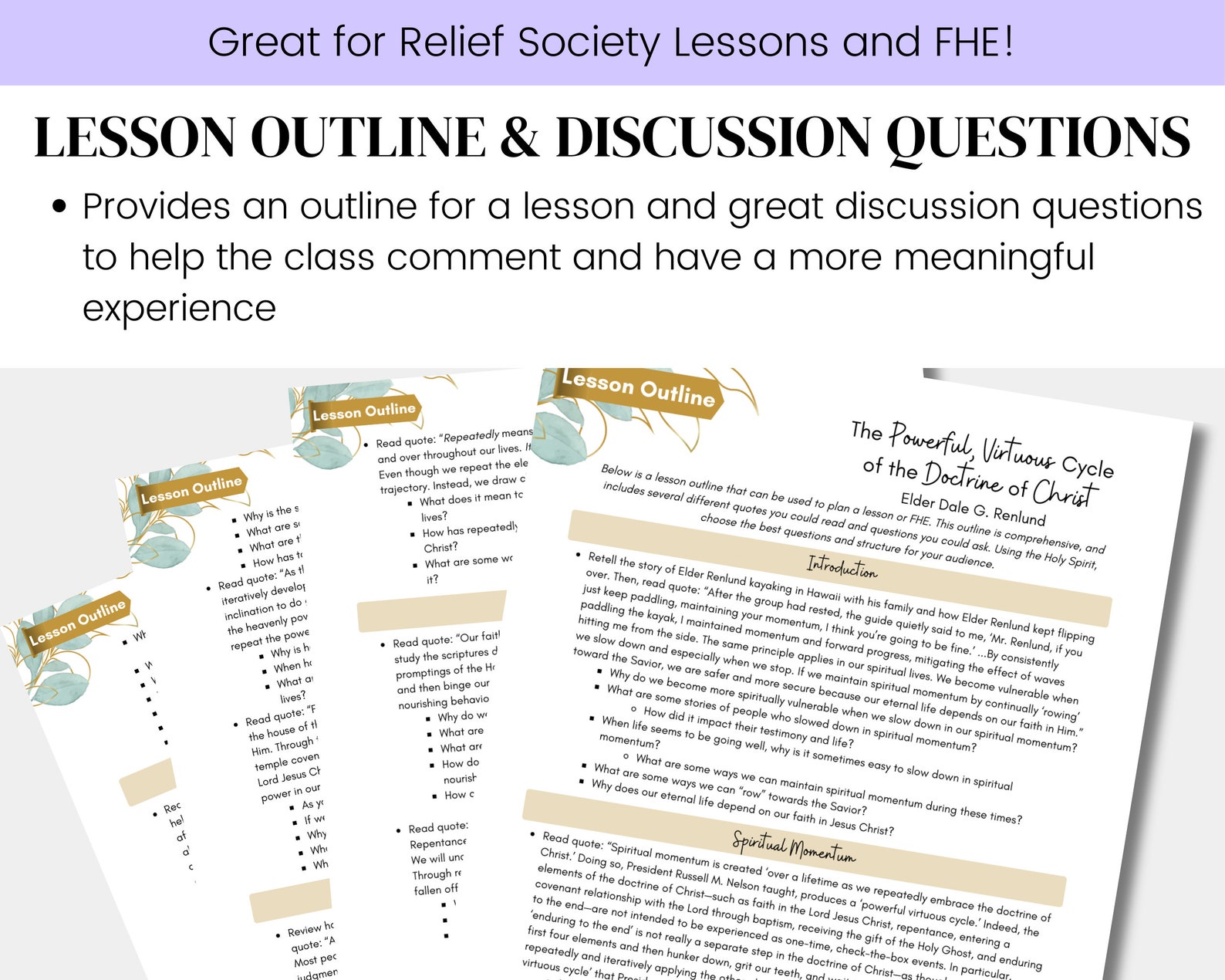 Powerful, Virtuous Cycle of the Doctrine of Christ- Elder Renlund -LDS ...
