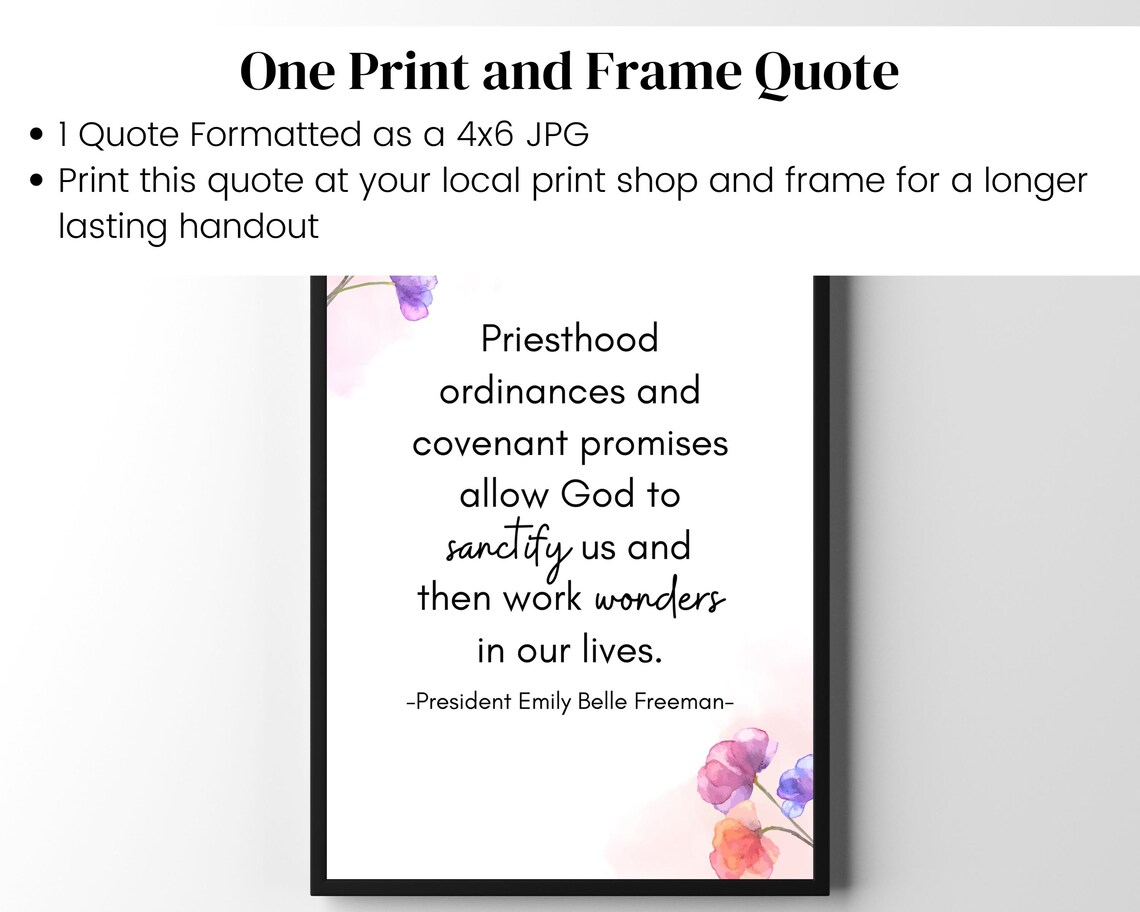 Live up to Your Privileges| President Emily Belle Freeman| LDS General ...