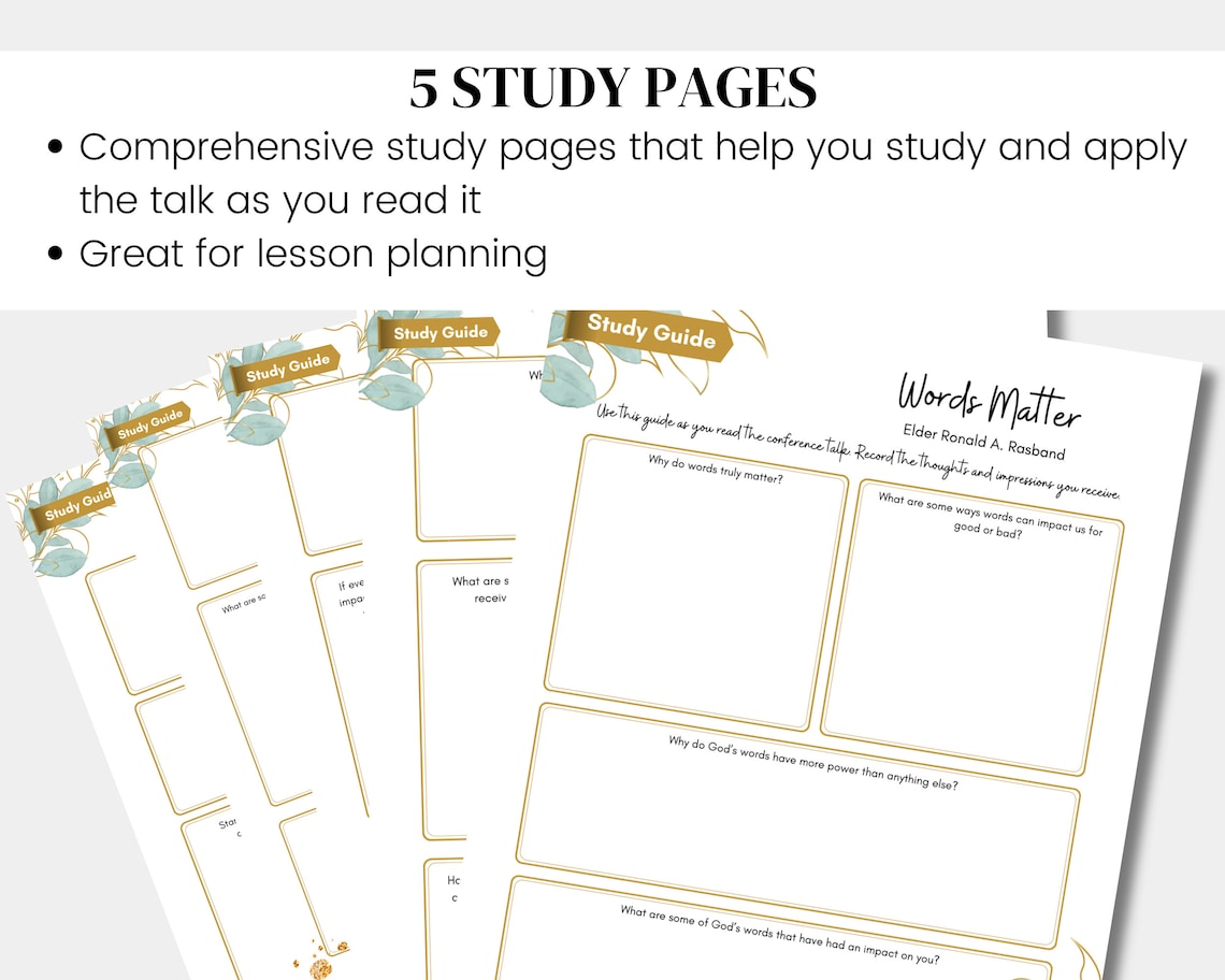 Words Matter- Elder Ronald A. Rasband -LDS April 2024 General ...