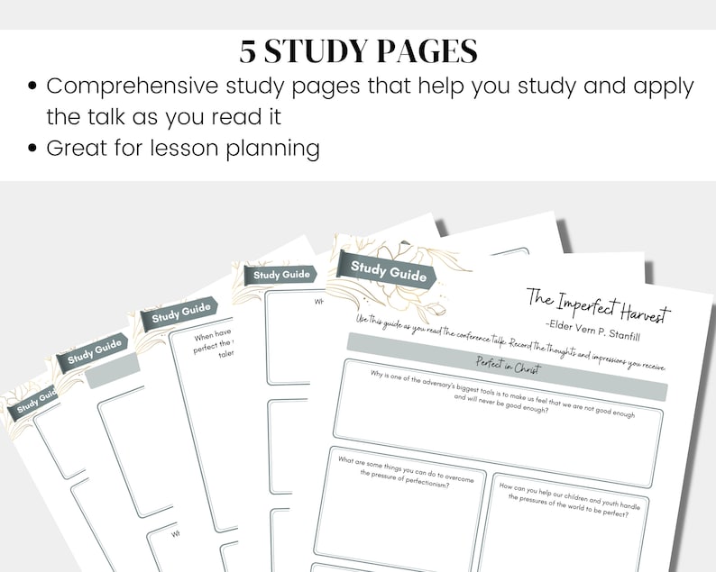 The Imperfect Harvest- Elder Vern P. Stanfill- Conference Talk April ...