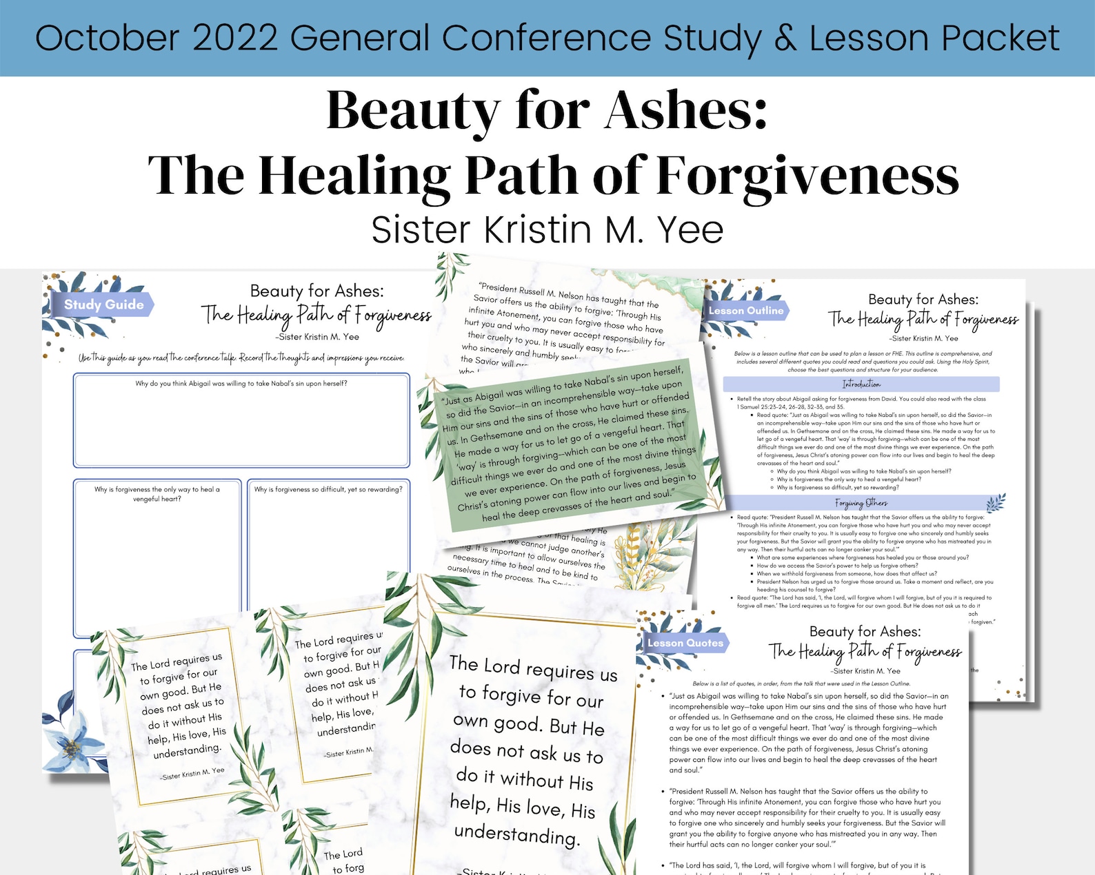 Beauty for Ashes: the Healing Path of Forgiveness- Yee- Conference ...