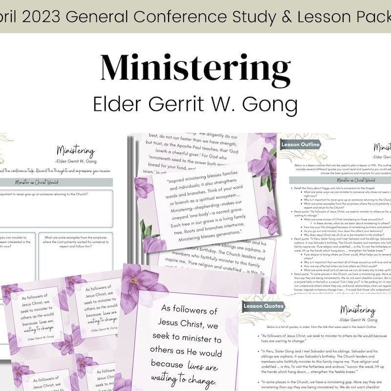 Ministering Messages - Etsy