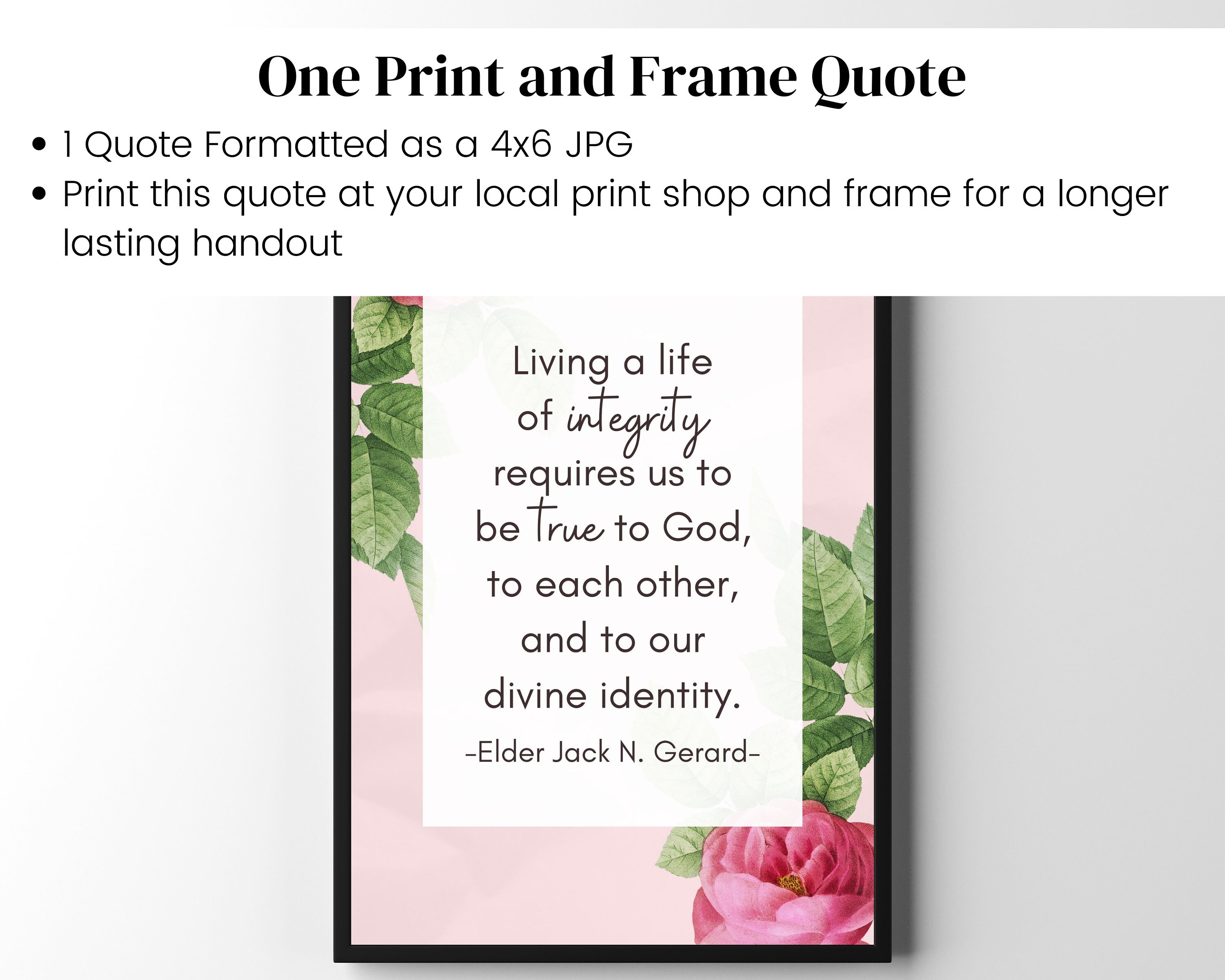 Integrity: A Christlike Attribute- Elder Jack N. Gerard- LDS General ...