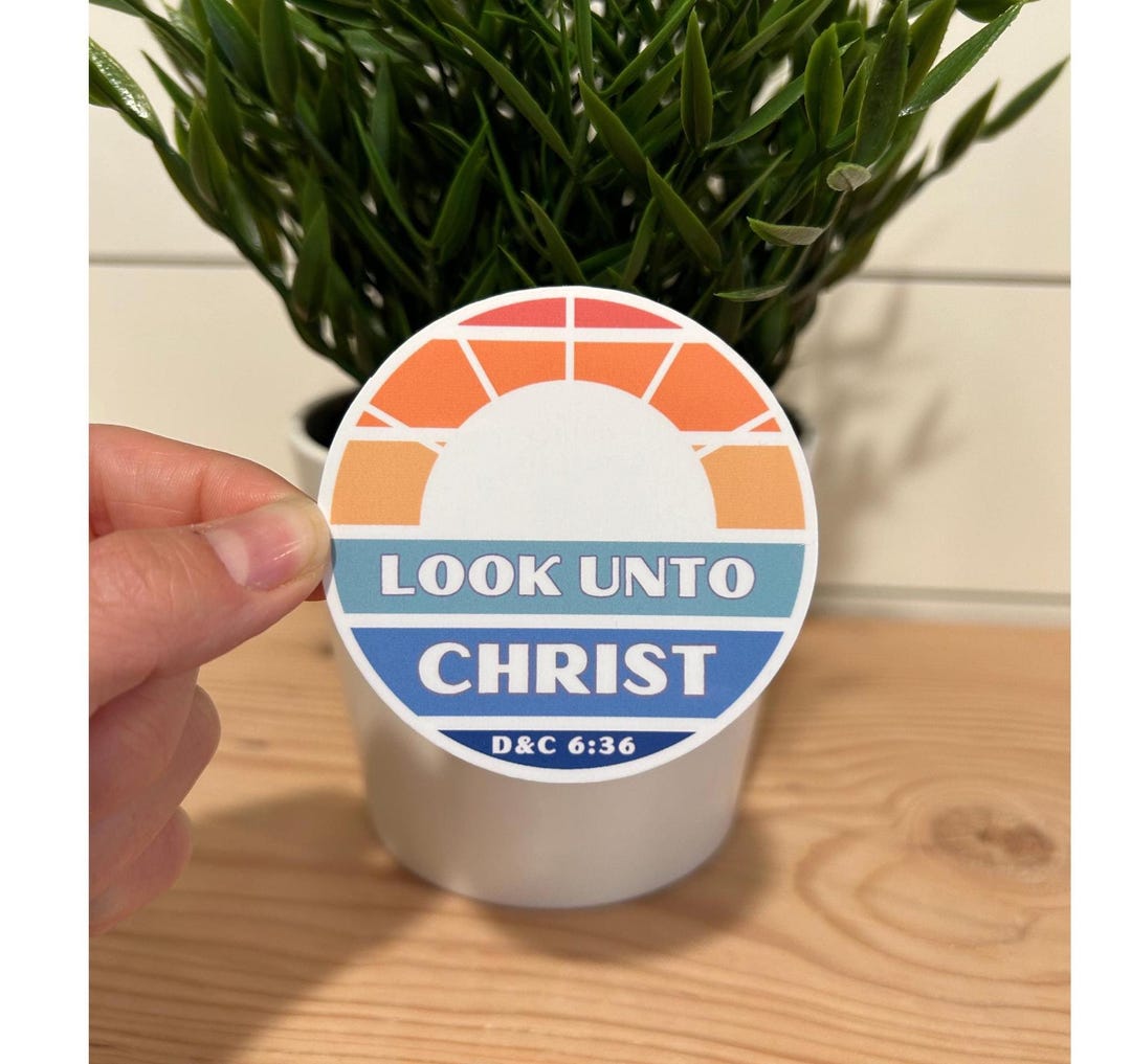 LDS Youth Theme 2025| Look Unto Christ| LDS Youth Stickers| Baptism ...