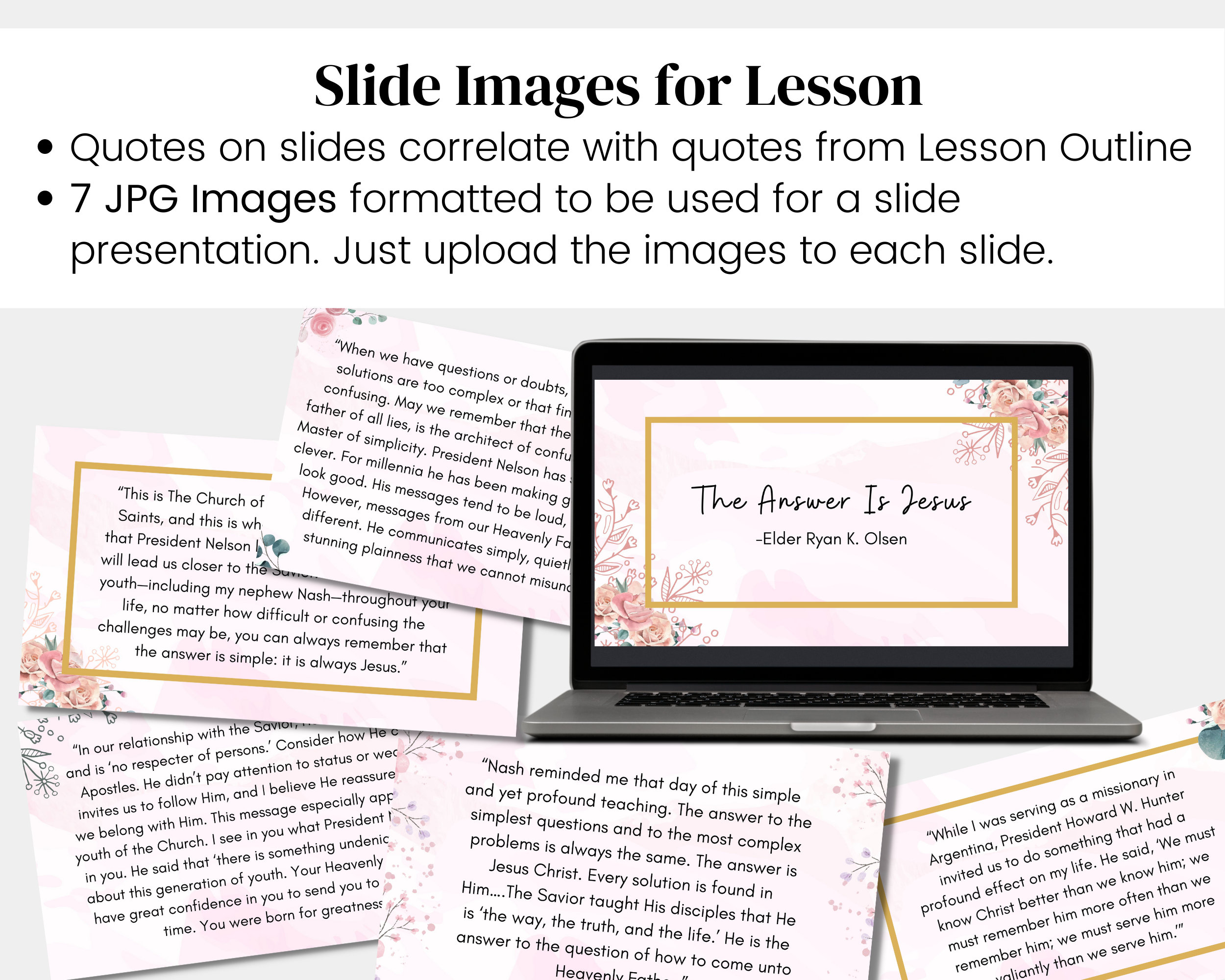 The Answer is Jesus Elder Ryan K. Olsen LDS General Conference October ...