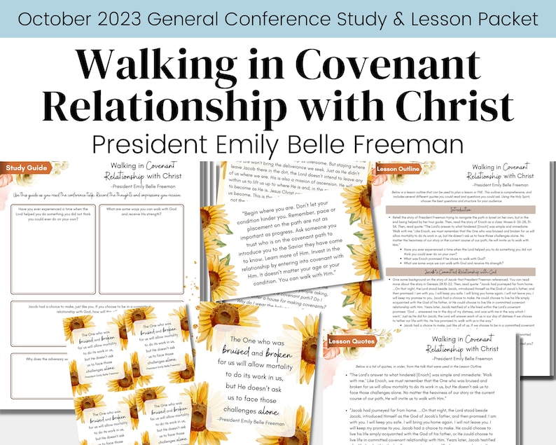 Walking in Covenant Relationship With Christ- President Freeman ...