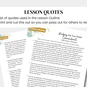 Bridging the Two Great Commandments- Elder Stevenson- LDS General ...