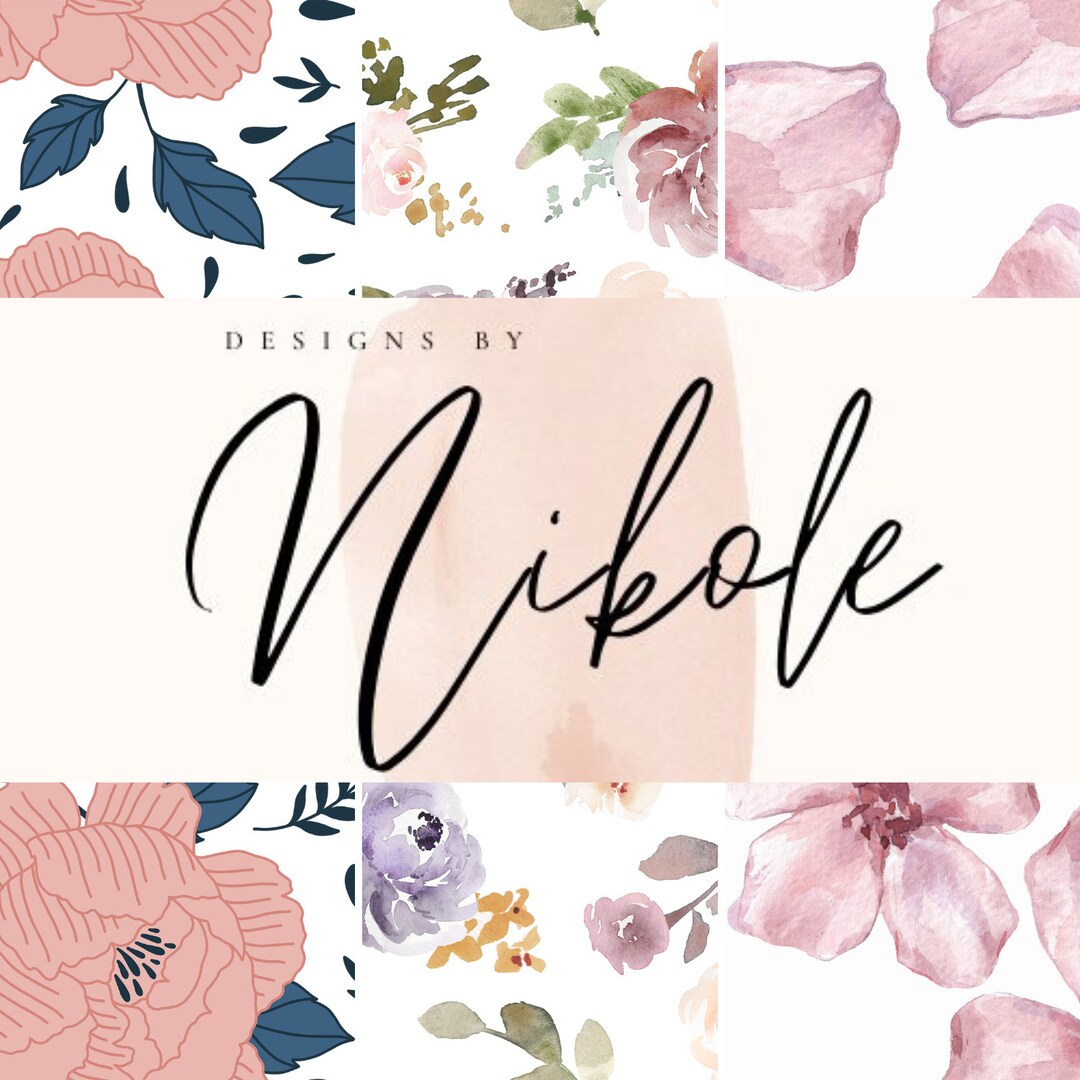 Floral Digital Paper, Floral Digital Pattern, PNG Download, Flower ...