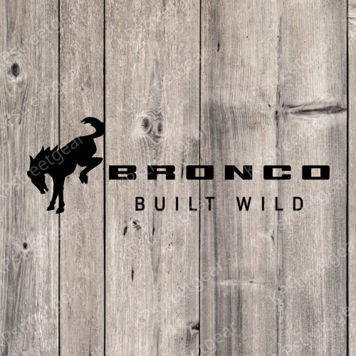 Ford Bronco Logo Vinyl Decal Sticker Indoor & Outdoor - Etsy
