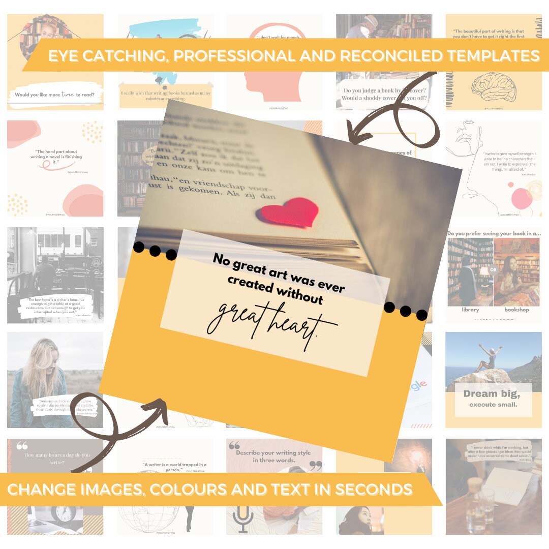 50 Inspiring Writing Tip Templates for Writers and Authors - Etsy