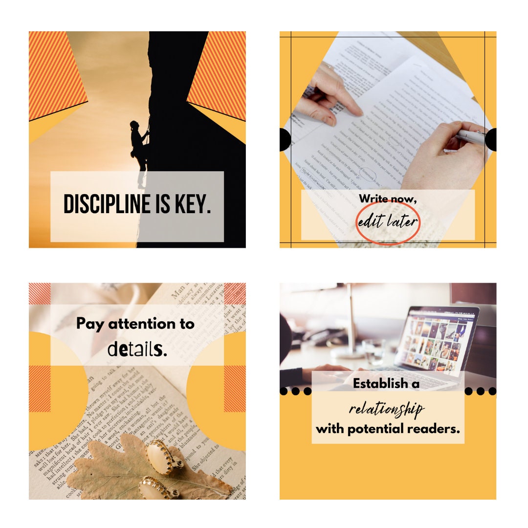 50 Inspiring Writing Tip Templates for Writers and Authors - Etsy