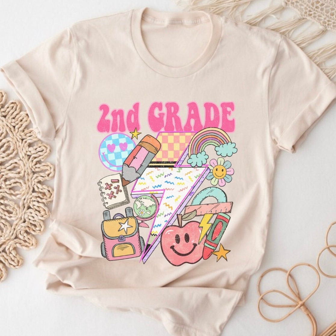 Second Grade Shirt, 2nd Grade Teacher Shirt, 2nd Grade Team, Cute ...