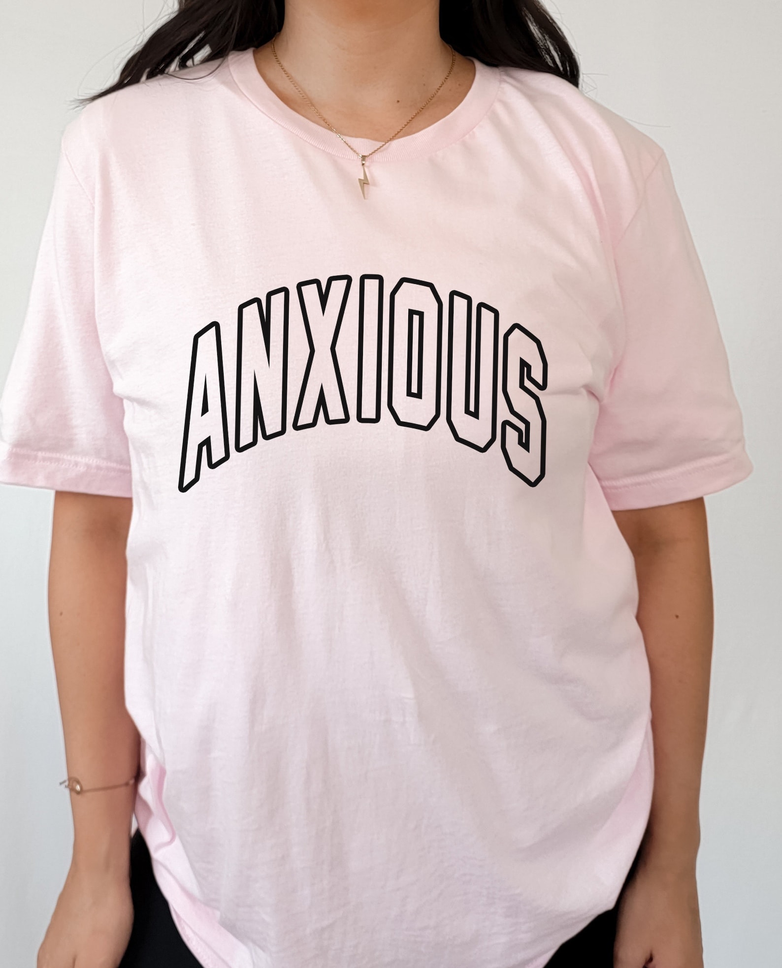 Anxious T Shirt Anxiety Shirt Mental Health Shirt Oversized Tee Anxious ...