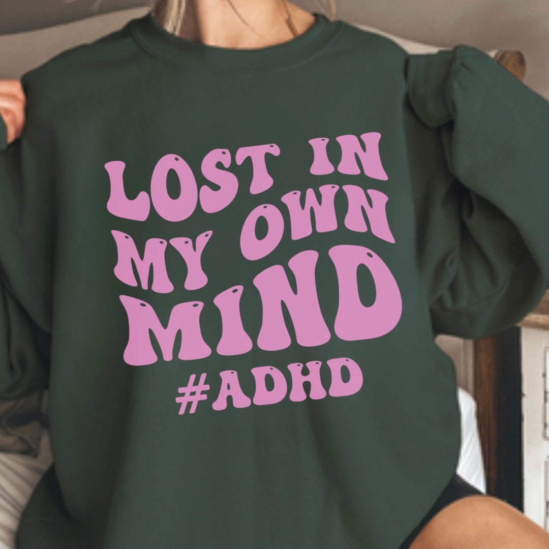 ADHD Shirt, Funny ADHD Shirt, Hyper Focus Sweatshirt, ADHD Sweatshirt ...