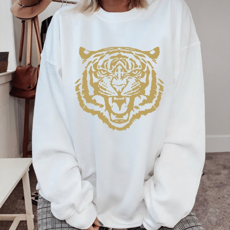 Sequin Tiger Shirt - Etsy