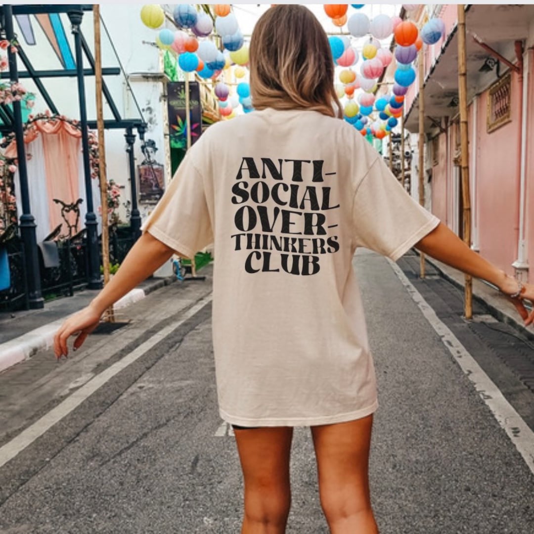 Anti Social Shirt, Antisocial T-shirt, Introvert Shirt, Homebody Tshirt ...
