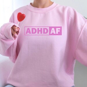 ADHD Shirt, Funny ADHD Shirt, Hyper Focus Sweatshirt, ADHD Sweatshirt ...