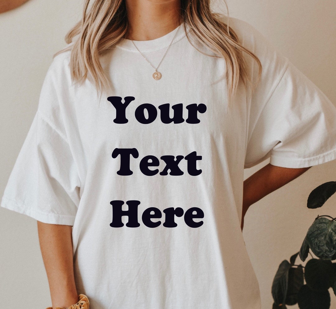 Personalized Tshirt, Custom Shirt, Your Text, Personalized Tee, Custom ...