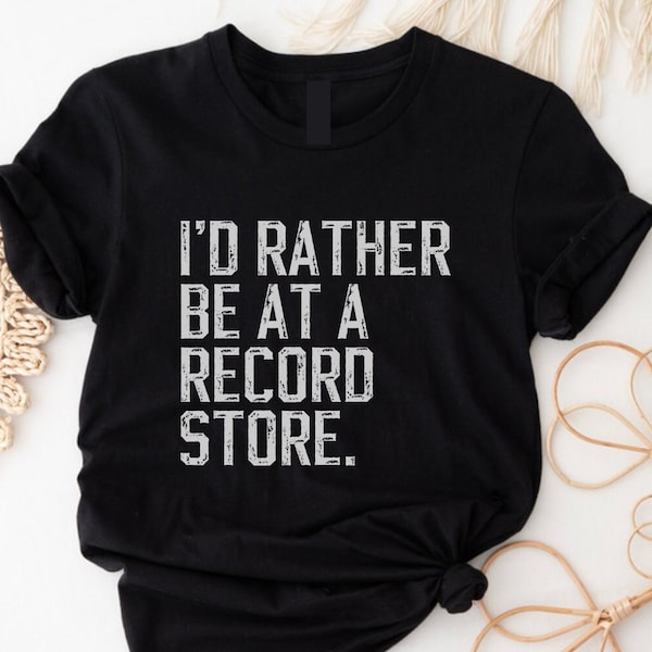 Vinyl Record Shirt - Etsy