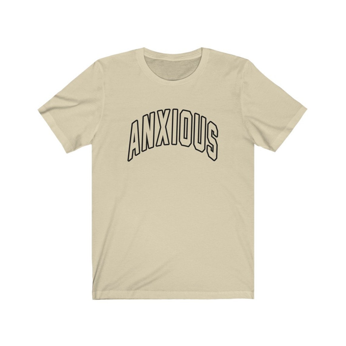 Anxious T Shirt Anxiety Shirt Mental Health Shirt Oversized Tee Anxious ...