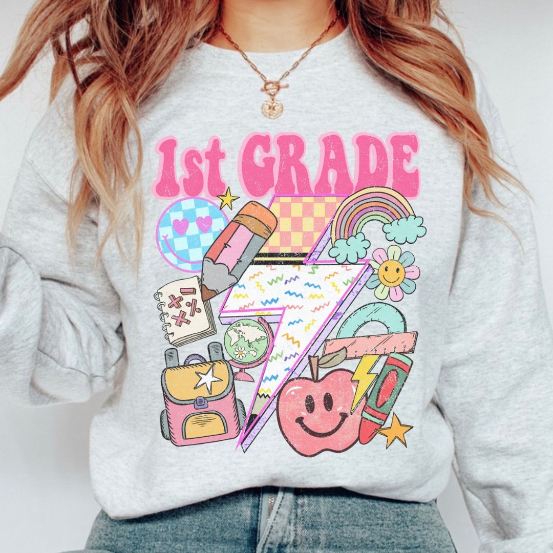 First Grade Shirt, 1st Grade Teacher Shirt, 1st Grade Team, Cute 1st ...