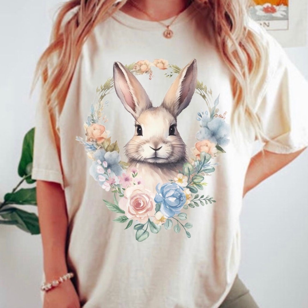 Bunny Sweater, Bunny Ears, Boho Bunny Mom Sweatshirt, Rabbit Sweater ...
