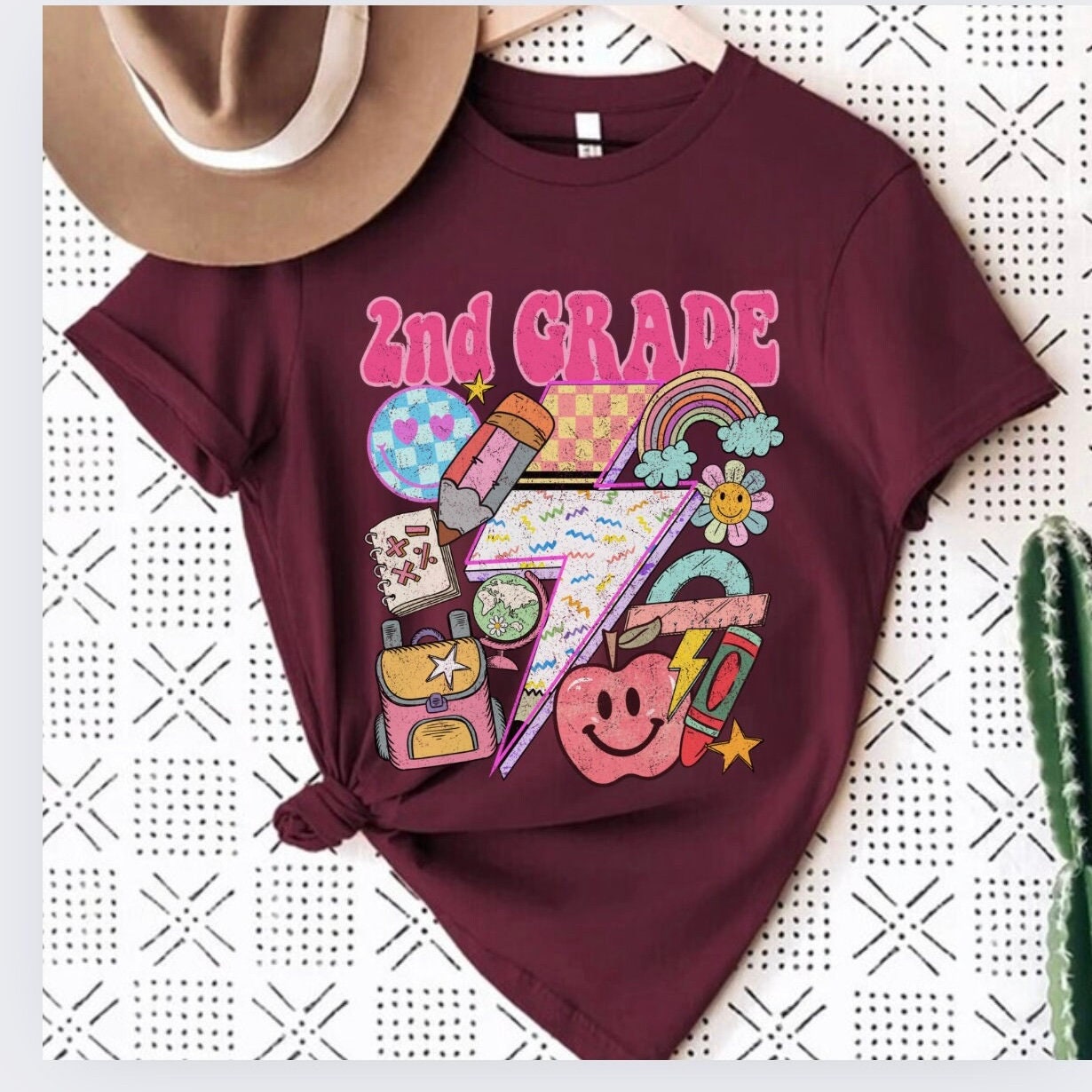 Second Grade Shirt, 2nd Grade Teacher Shirt, 2nd Grade Team, Cute ...