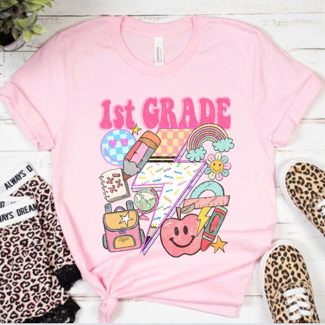 First Grade Shirt, 1st Grade Teacher Shirt, 1st Grade Team, Cute 1st ...