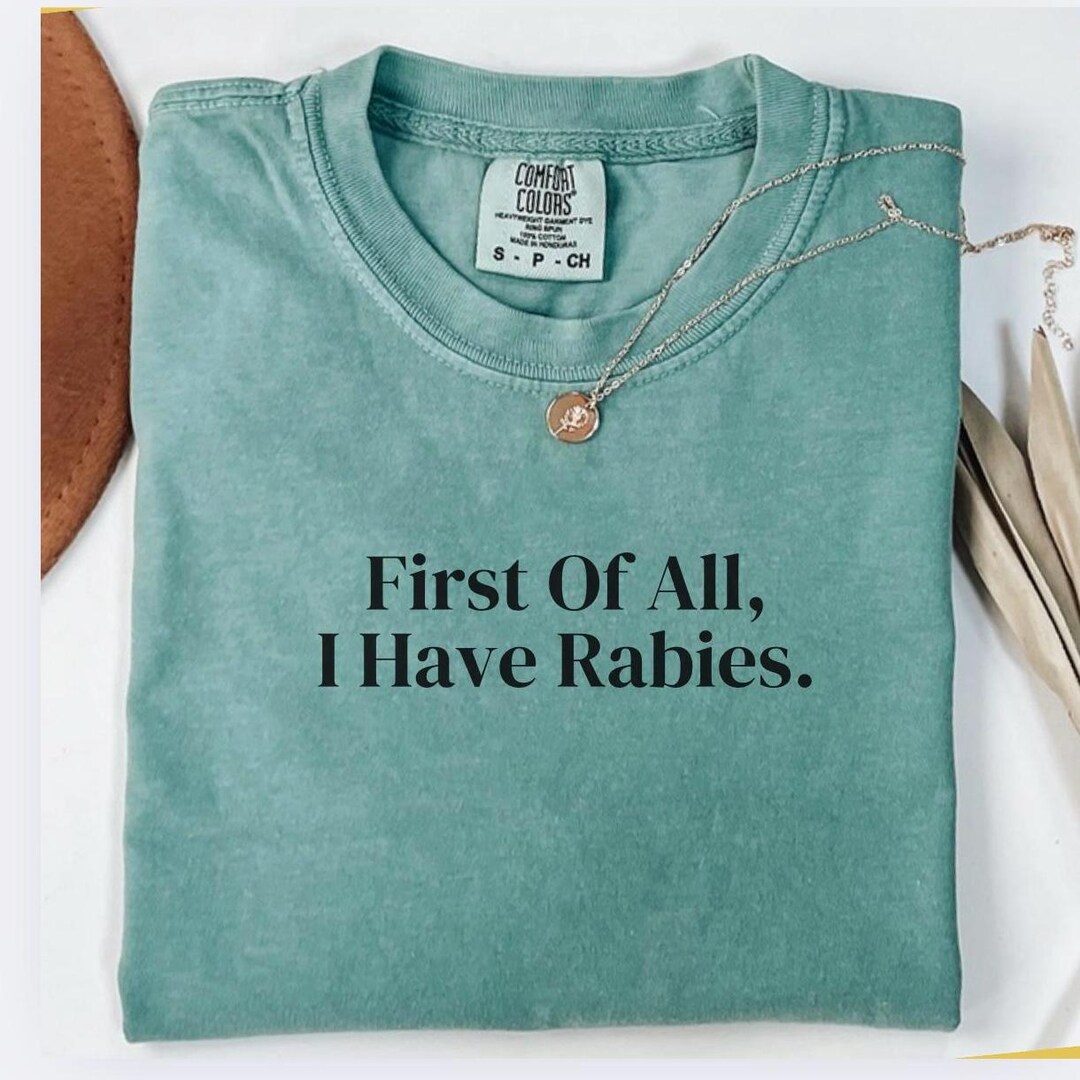 Comfort Colors, Rabies Shirt, Funny Meme Shirts, Sacrcastic Tees ...