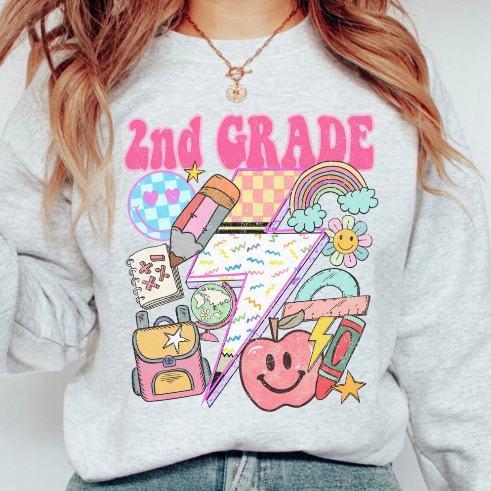 Second Grade Shirt, 2nd Grade Teacher Shirt, 2nd Grade Team, Cute ...
