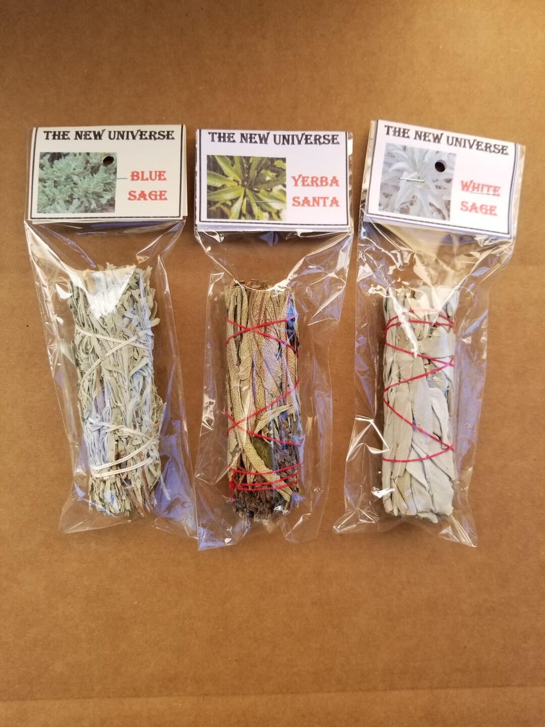 Bundle of 3 Smudging Sticks White Sage, Yerba Santa, Blue Sage | 4 ...