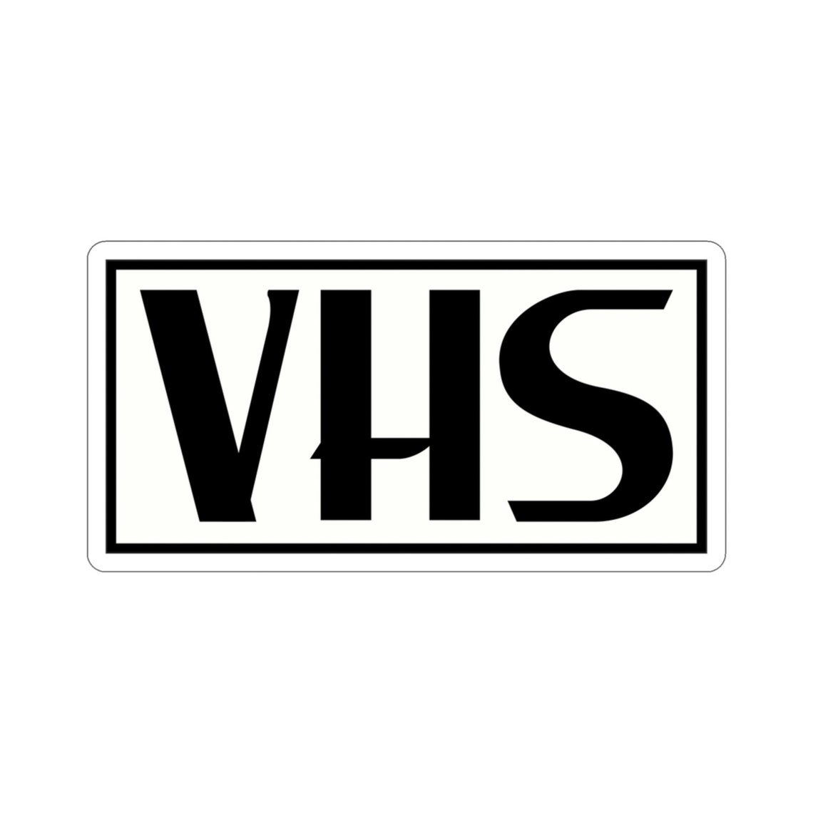 VHS Logo Sticker - Retro Vintage Nostalgia Old School Vinyl Label - Etsy