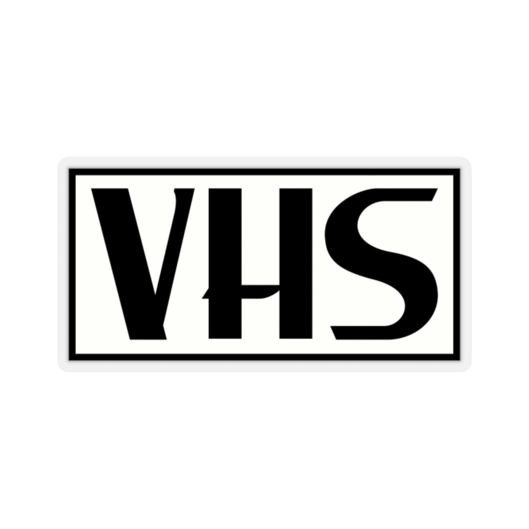VHS Logo Sticker - Retro Vintage Nostalgia Old School Vinyl Label - Etsy